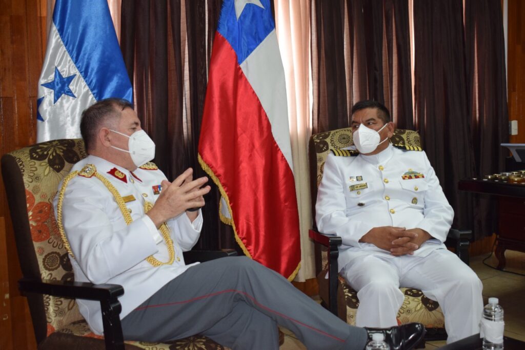 Fuerza Naval De Honduras Recibe La Visita Del Agregado Militar De La
